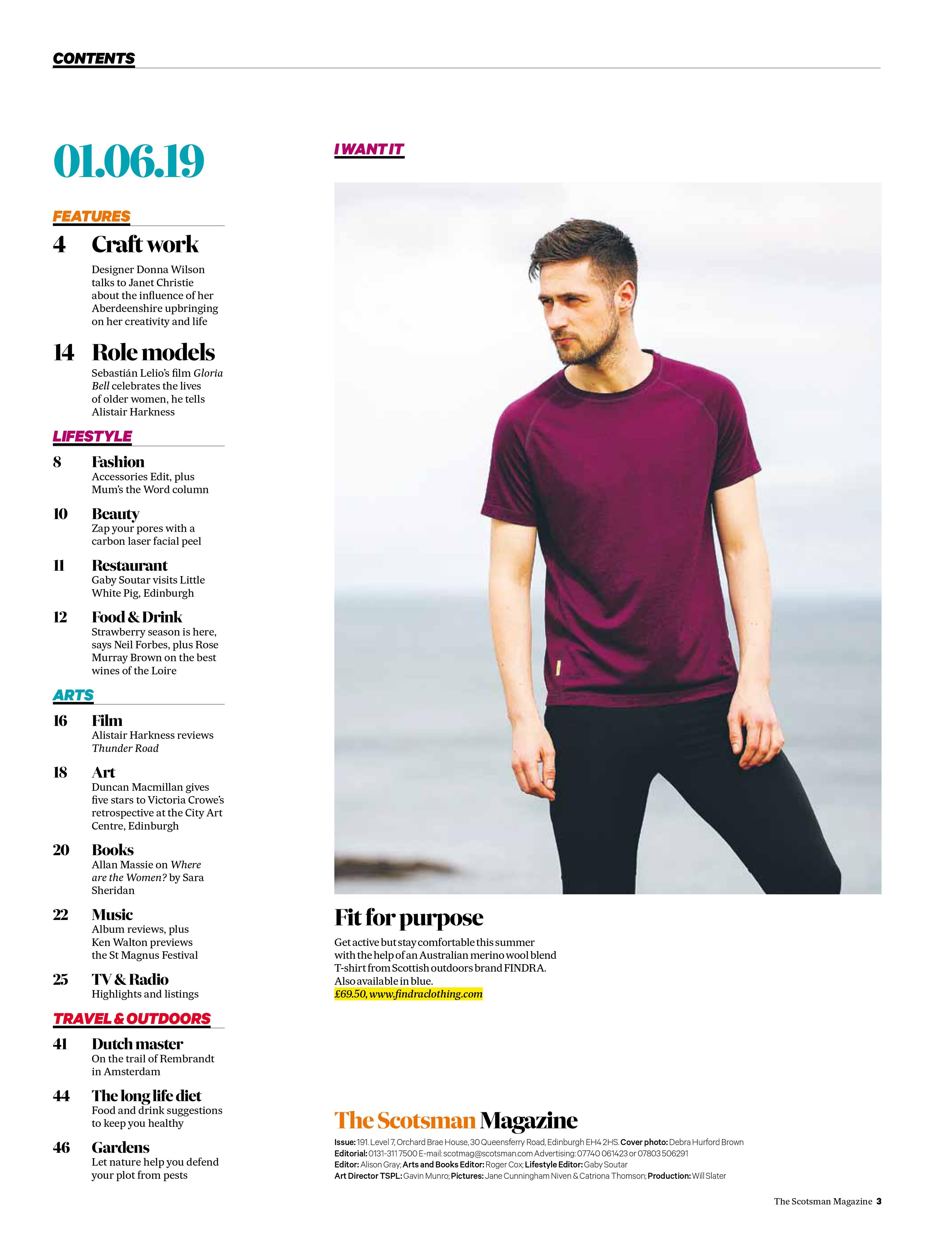 "I Want It" - The Scotsman Magazine – FINDRA Clothing